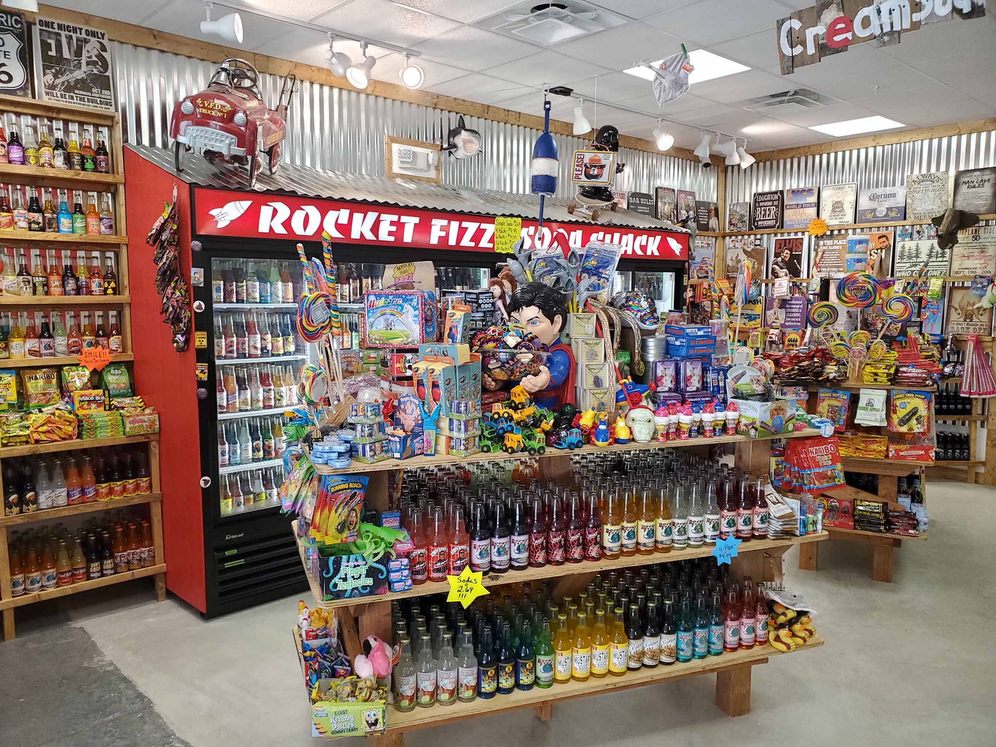 Rocket Fizz, a candy and soda shop, is opening in the former Daddy Kool ...